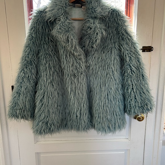 Groggy of Canada | Jackets & Coats | Powder Blue Warm Groggy Faux Fur ...